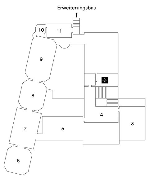 Saalplan Kunst Museum Winterthur | Beim Stadthaus - Digital KMW